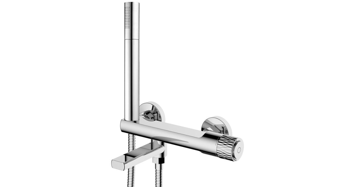 Mexen Diamond vonios maišytuvas su dušo komplektu, chromas - 71530-00